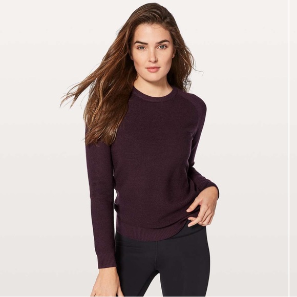 lululemon athletica | Sweaters | Lululemon Simply Wool Sweater Black ...
